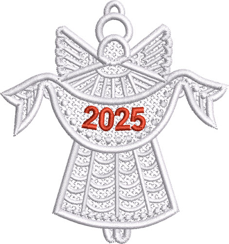 FSL (Free Standing Lace) 2025 Year Angel 1 Size 4X4" - Kinship ...